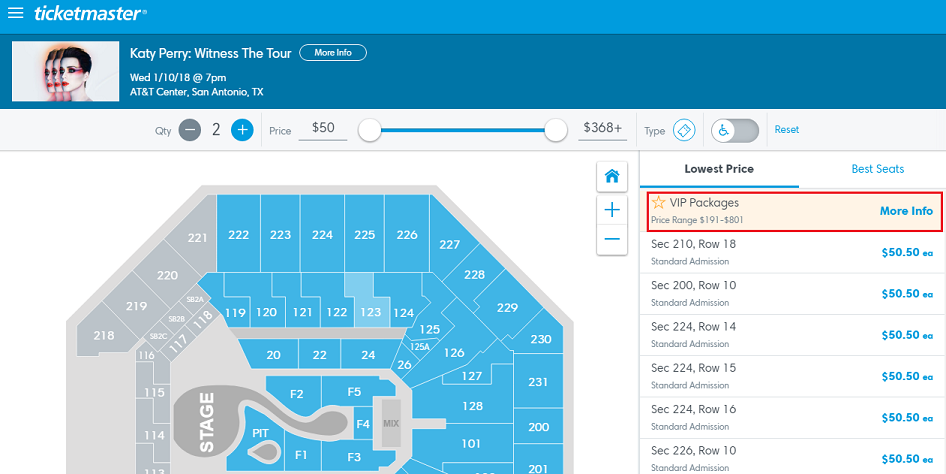 What is a VIP package and how do I purchase one? – Ticketmaster Help